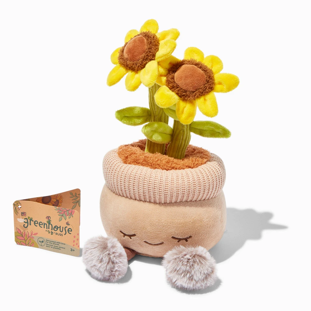 Claire's Greenhouse™ by Russ® 12'' Lauren the Sunflower Plush Toy ...