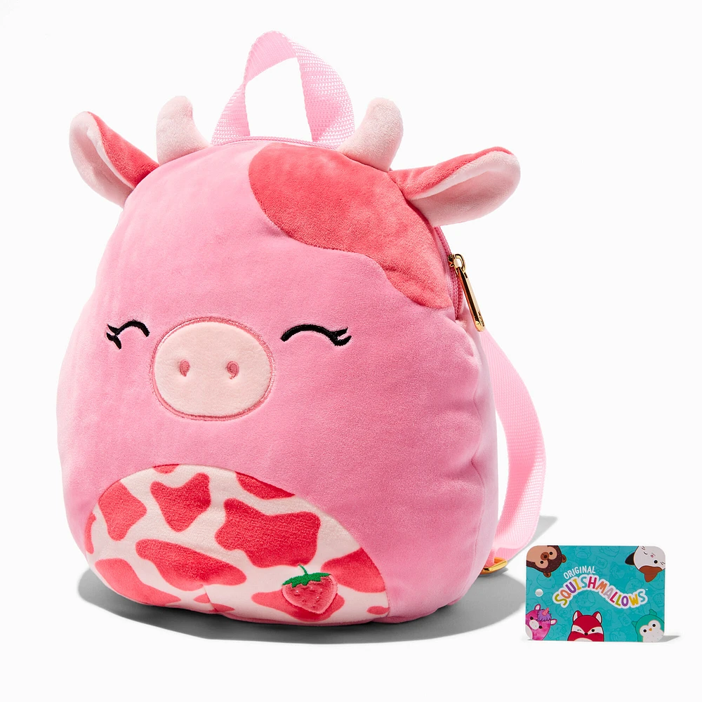 Claire's Squishmallows™ 12'' Pink Cow Plush Toy Backpack | Dulles Town ...