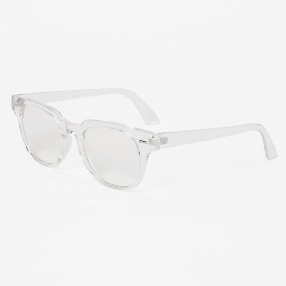 Claire's Transparent Retro Clear Lens Frames | Plaza Las Americas