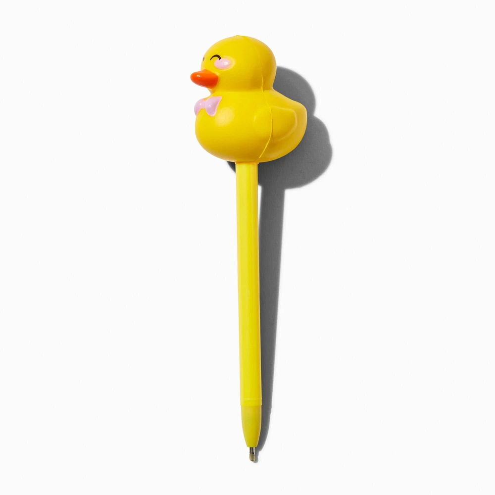 Claire's Yellow Duck Squish Pen | Hamilton Place