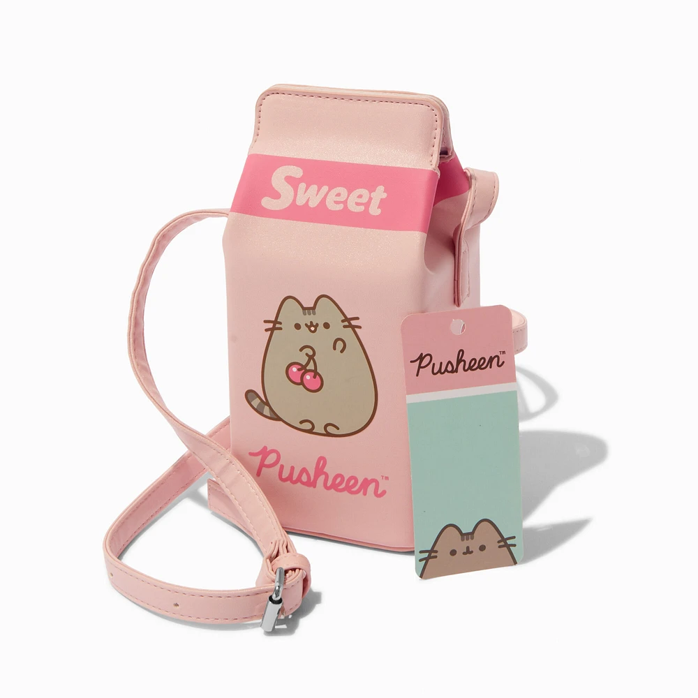 Claire's Pusheen® Pink Fruit Juice Carton Crossbody Bag | Hamilton Place