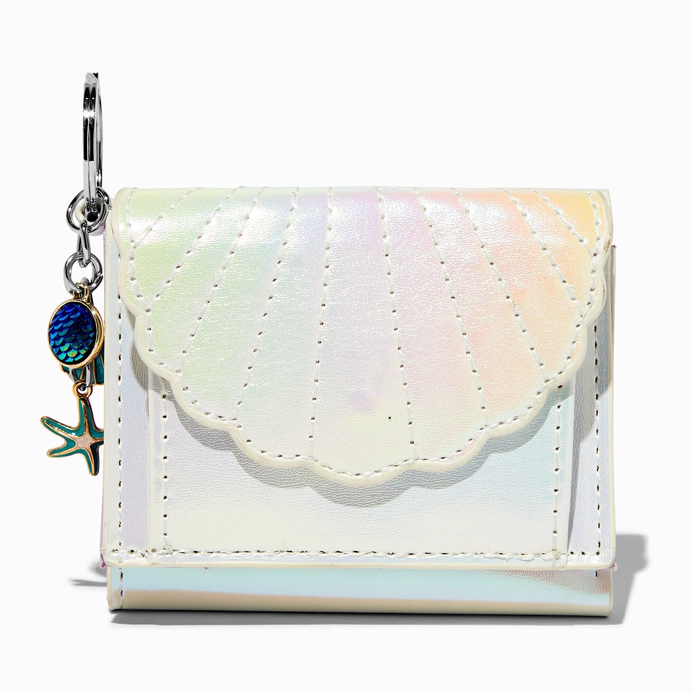 Claire's Iridescent Seashell Trifold Wallet | Hamilton Place