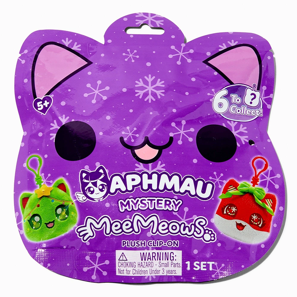 Claire's Aphmau™ MeeMeows Holiday Mystery Plush Clip-On Blind Bag ...