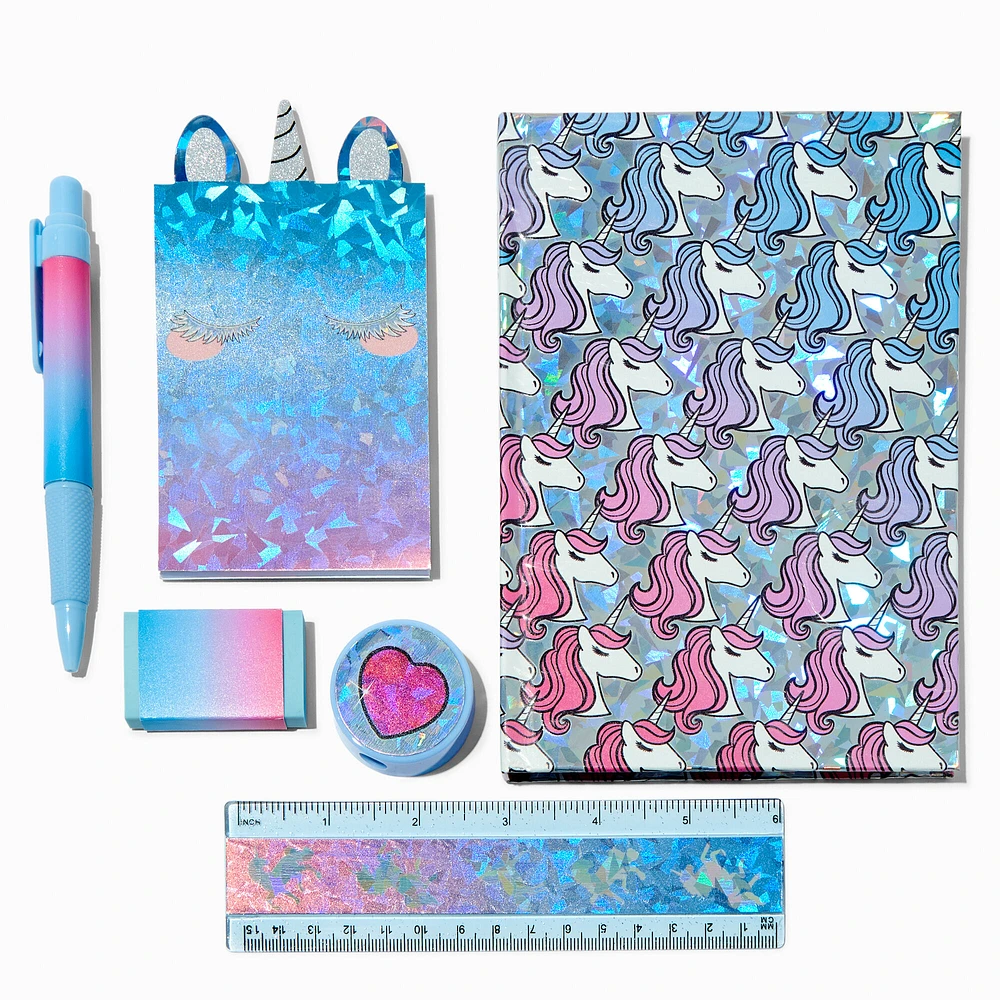 Claire's Iridescent Unicorn Stationery Set | Hamilton Place