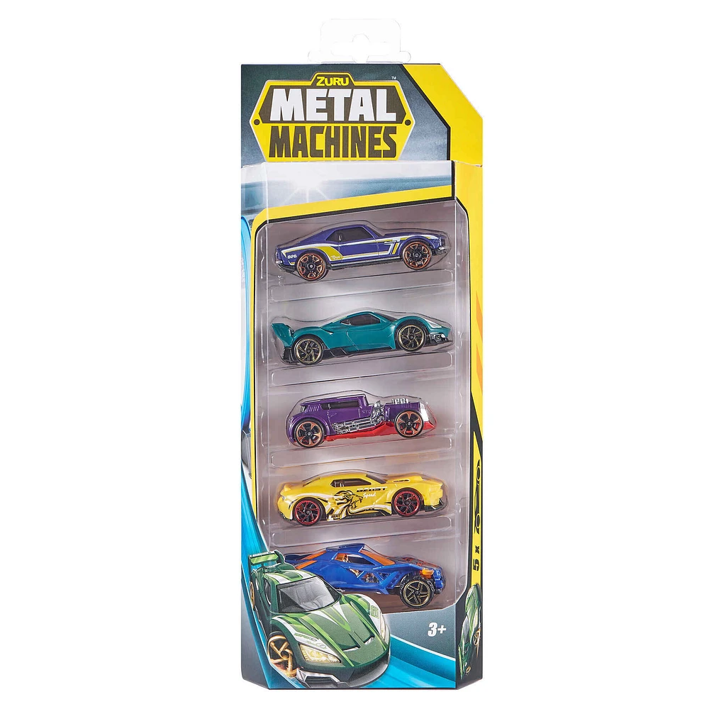 Metal Machines Pack 5 Carros (vários modelos) | Centro Colombo