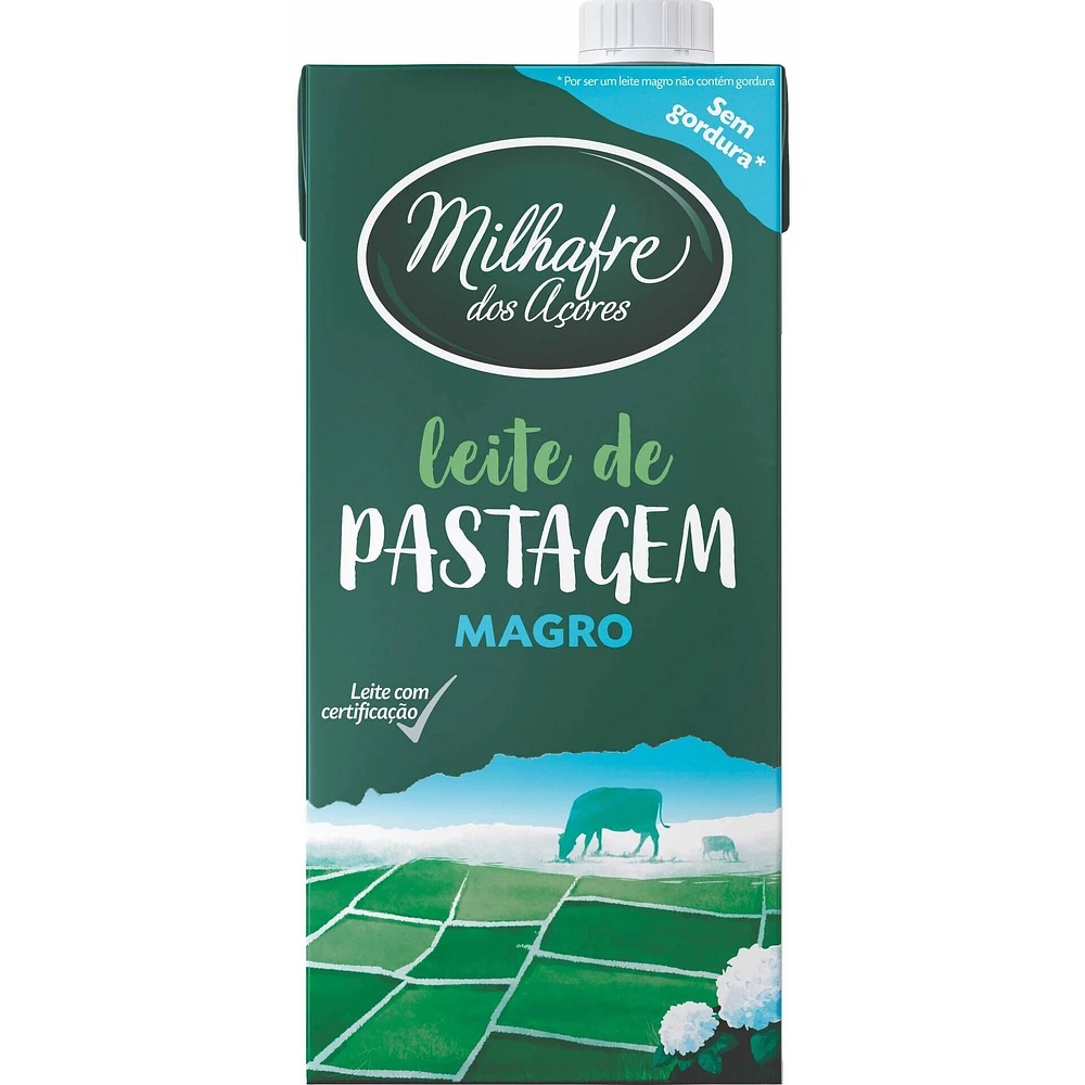 Milhafre Leite UHT Magro Pastagem Açores | Centro Colombo