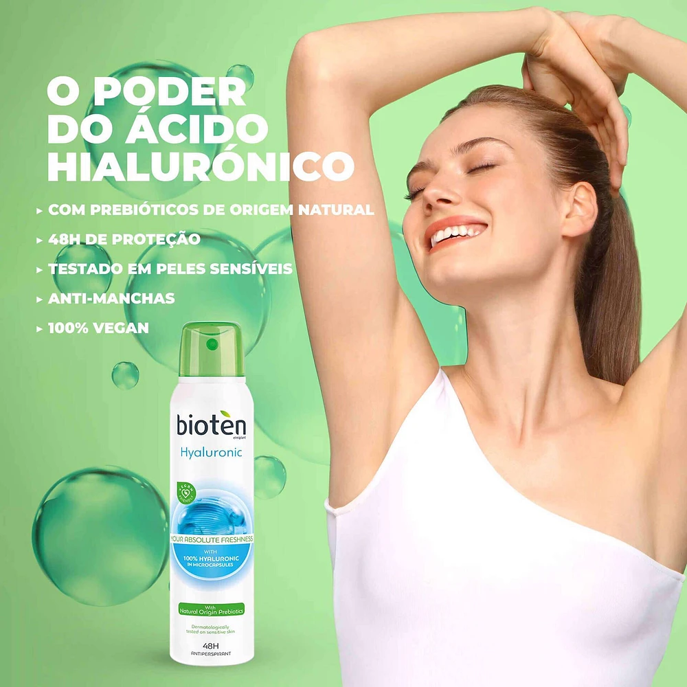 Bioten Desodorizante Spray Hyaluronic | Centro Colombo