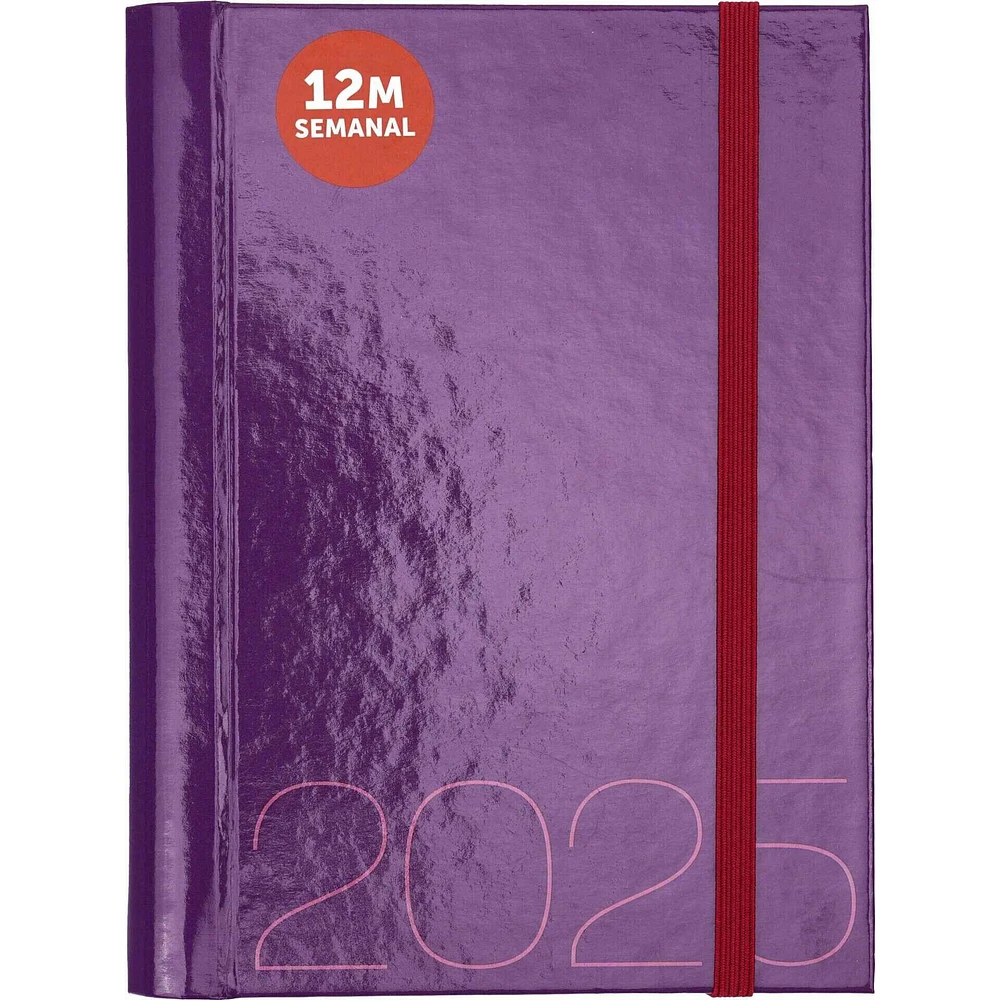 Note! Agenda Semanal A6 com Elástico Basic 2025 (vários modelos) | Centro Colombo