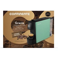 Continente Máquina de Café Cápsulas Sistema Exclusivo Continente Grazie ...
