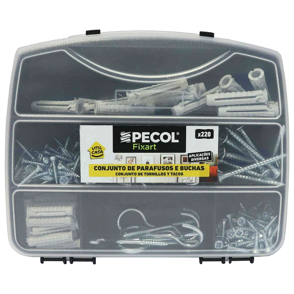 Pecol Caixa de Parafusos + Camarão + Buchas | Centro Colombo