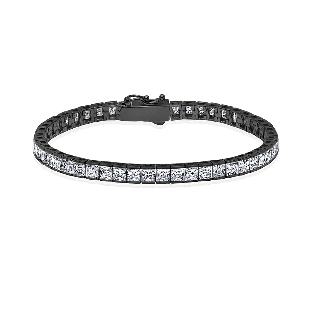 Black cubic zirconia bracelet store