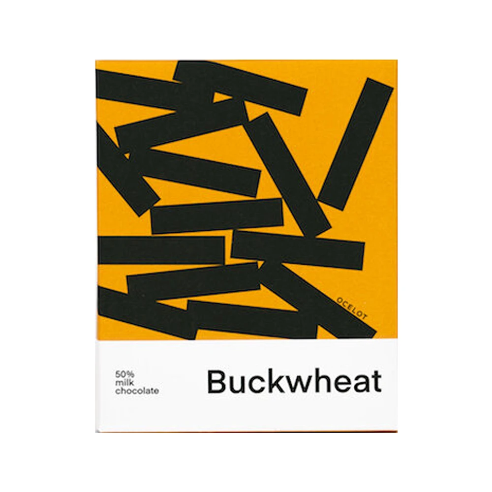 Ocelot Chocolate | Buckwheat Dark Milk Chocolate Bar - 70g | King's Cross
