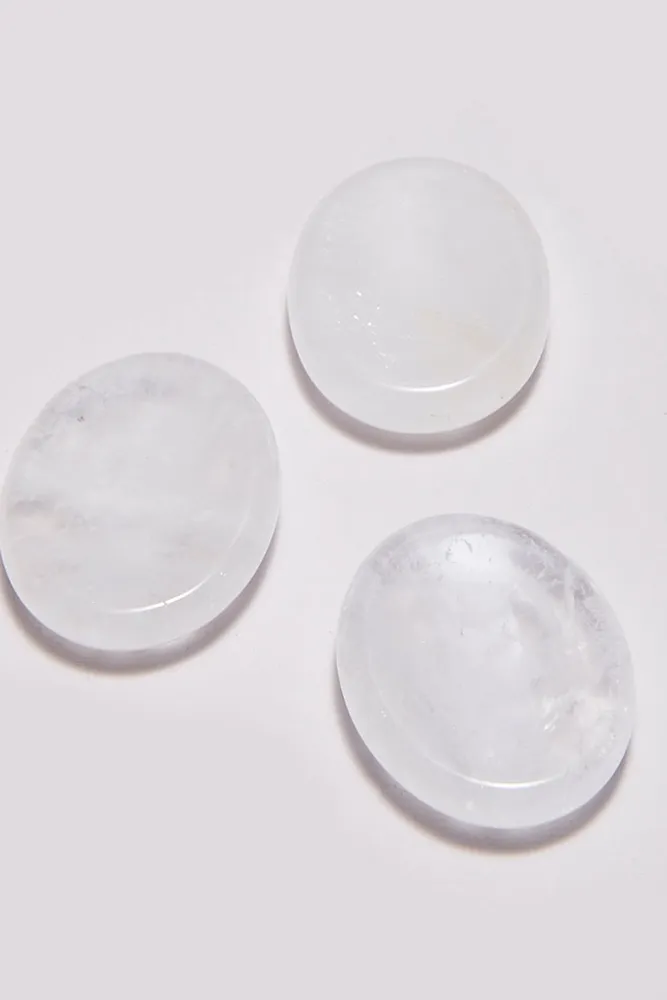 Earthbound Trading Clear Quartz Worry Stone | Hamilton Place