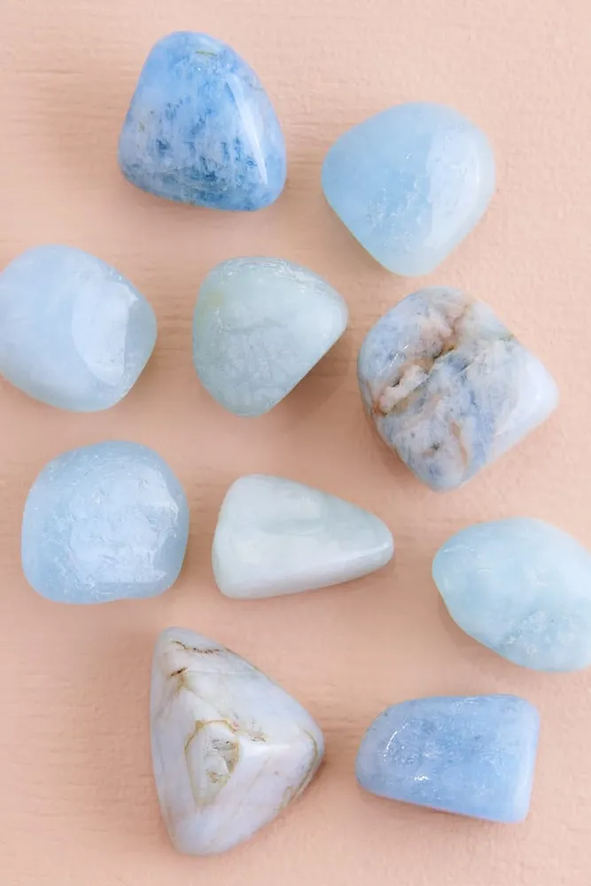 Earthbound Trading Aquamarine Tumbled Stone | Hamilton Place