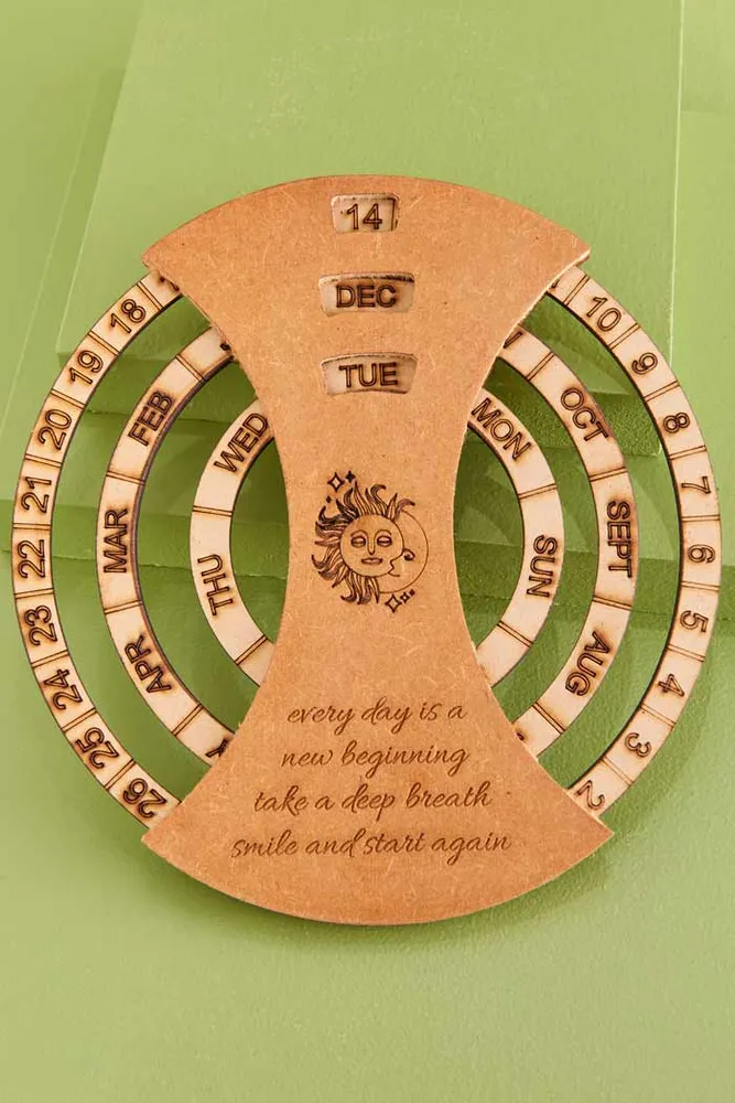 Earthbound Trading Sun and Moon Perpetual Calendar | Hamilton Place