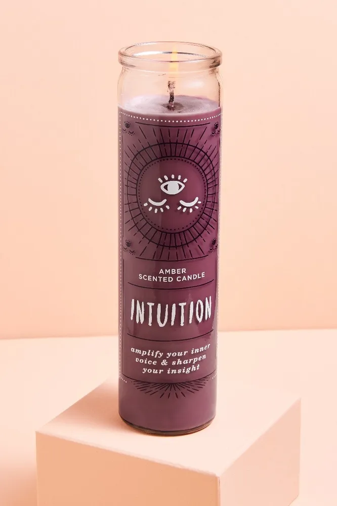 Earthbound Trading Amber Intuition Prayer Candle (EB Exclusive ...