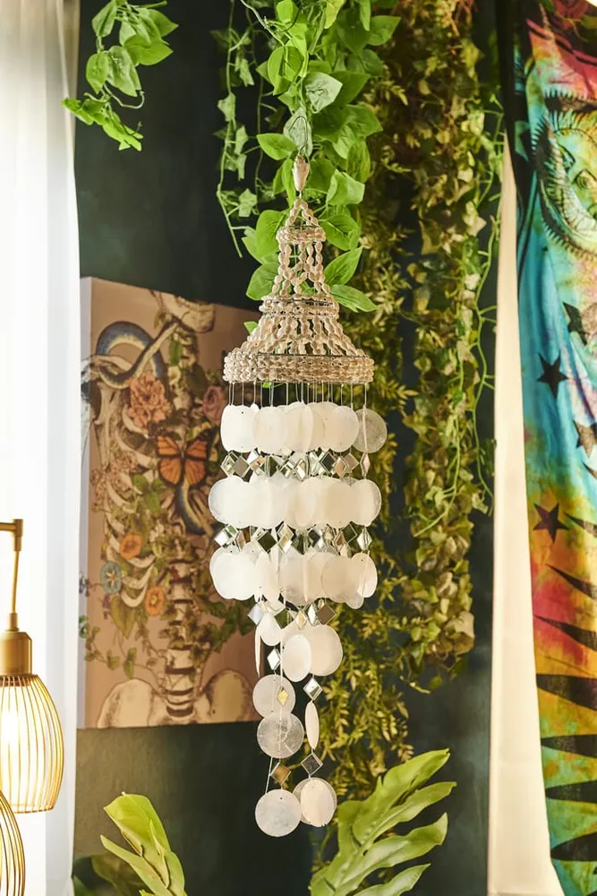 Earthbound Trading Capiz Shell Mobile | Hamilton Place