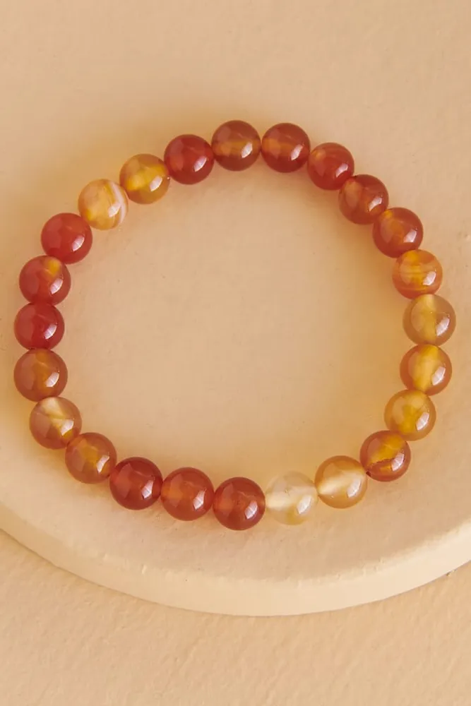 Earthbound Trading Shiny Carnelian Bracelet | Hamilton Place