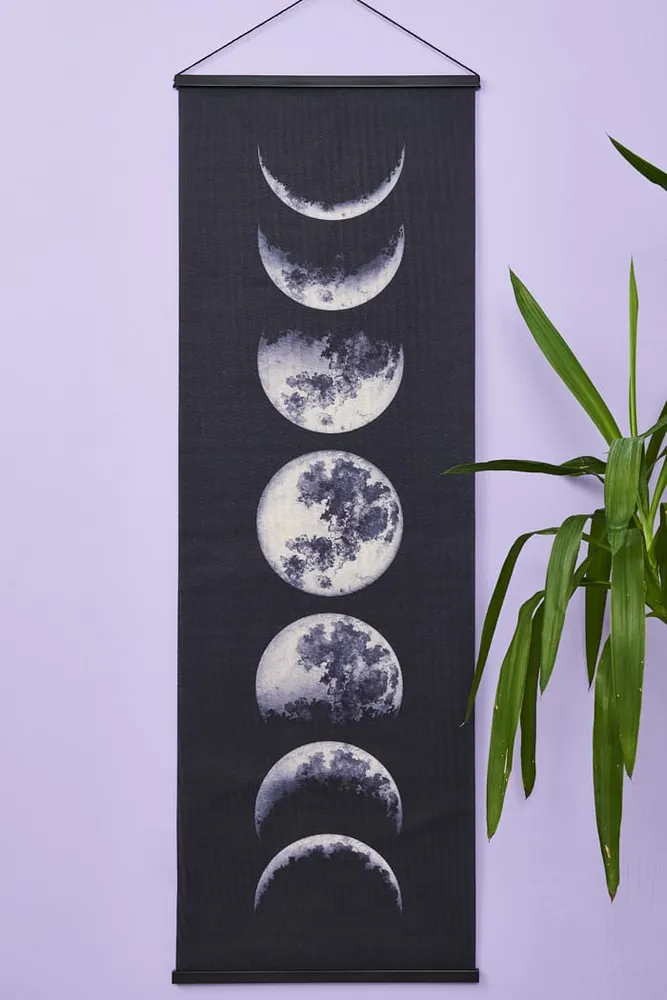 Earthbound Trading Moon Phase Wall Banner | Hamilton Place