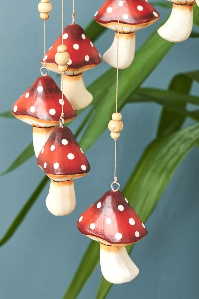 Earthbound Trading Red Spotted Mushroom Mobile | Hamilton Place