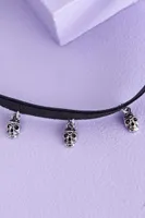 Earthbound Trading Mini Skull Choker Necklace | Hamilton Place