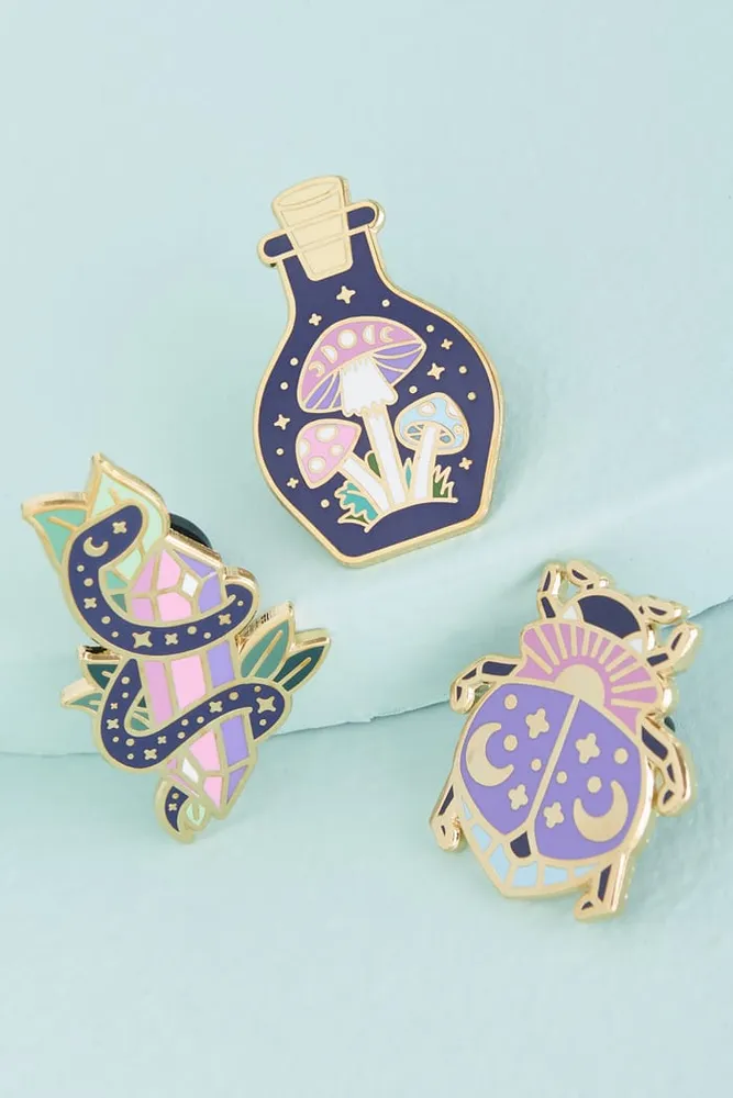 Earthbound Trading Midnight Magic Enamel Pin Set | Hamilton Place
