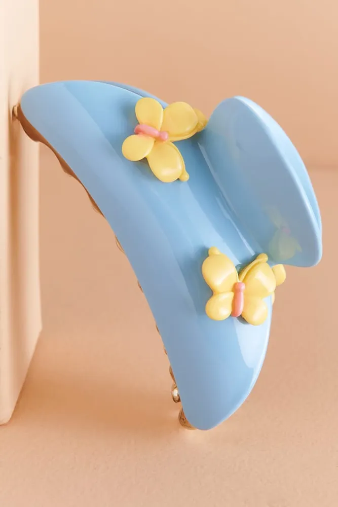 Earthbound Trading Puff Butterfly Claw Clip | Hamilton Place