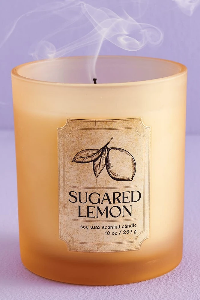 Earth Bound Trading Sugared Lemon Candle | Hamilton Place