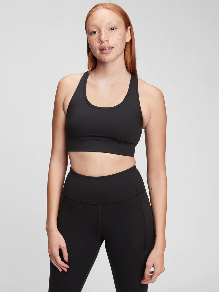 GapFit Recycled Power Racer Cut Sports Bra | Mall of America®