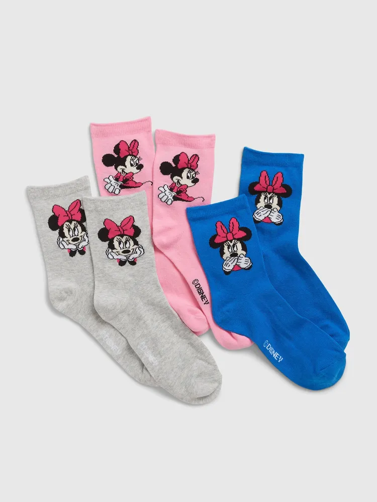 GapKids | Disney Minnie Mouse Crew Socks (3-Pack | Mall of America®