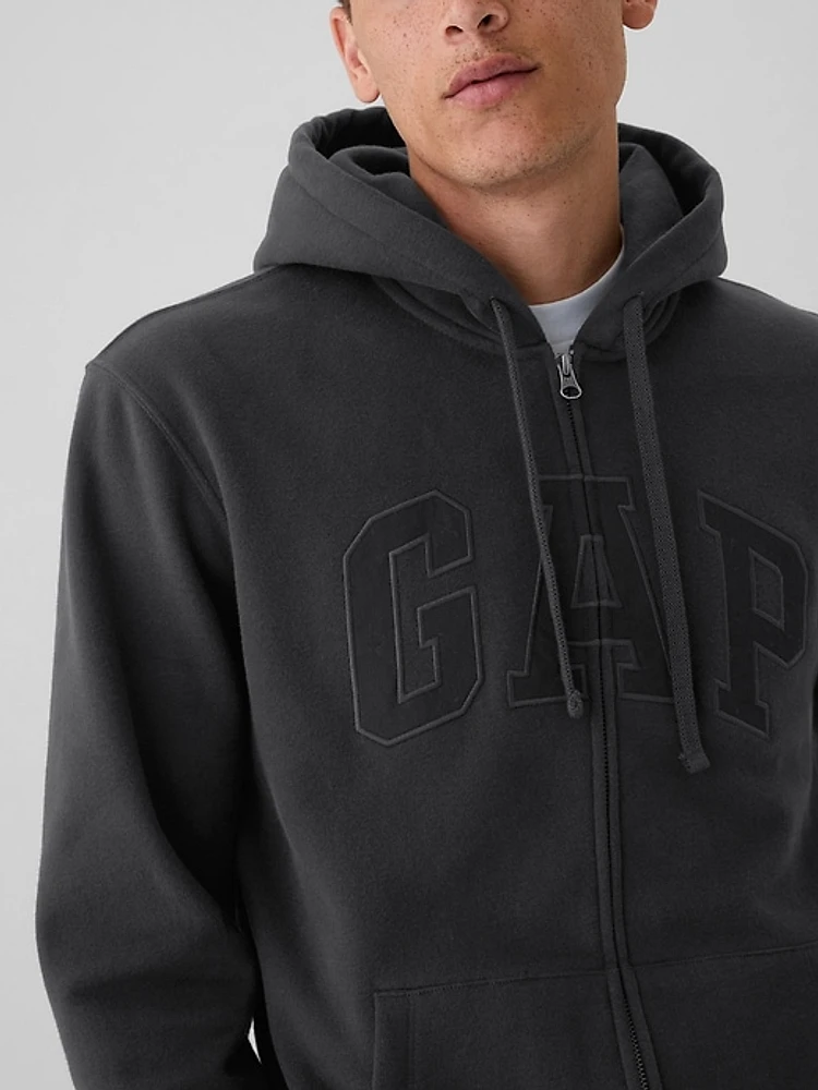 Gap Vintage Soft Arch Logo Full-Zip Hoodie | Pike and Rose Gap Vintage Soft Arch Logo Full-Zip Hoodie | Pike and Rose