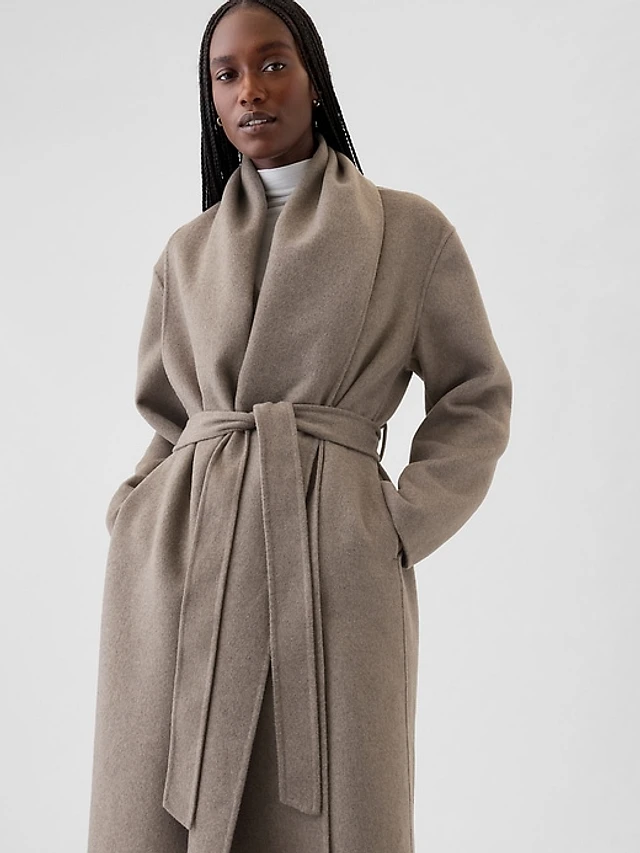 Gap wool coat store
