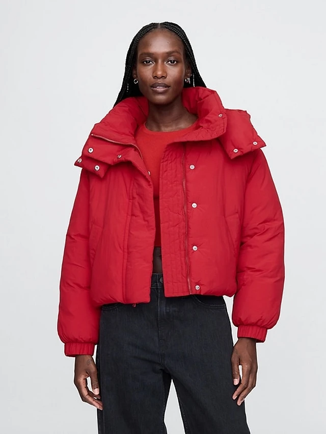 Zara SHINY CROPPED PUFFER JACKET | Mall of America® Zara SHINY CROPPED PUFFER JACKET | Mall of America®