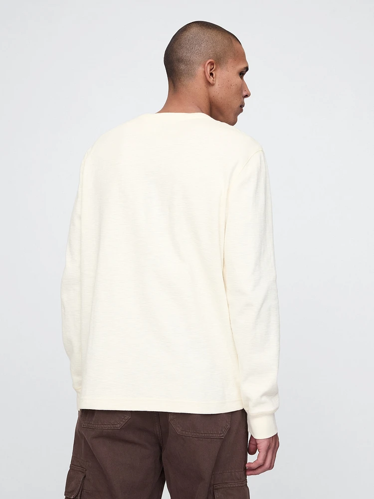 Gap Waffle Henley T-Shirt | Upper Canada Mall Gap Waffle Henley T-Shirt | Upper Canada Mall
