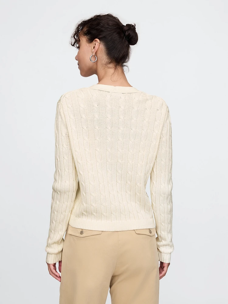 Gap cable knit cardigan store
