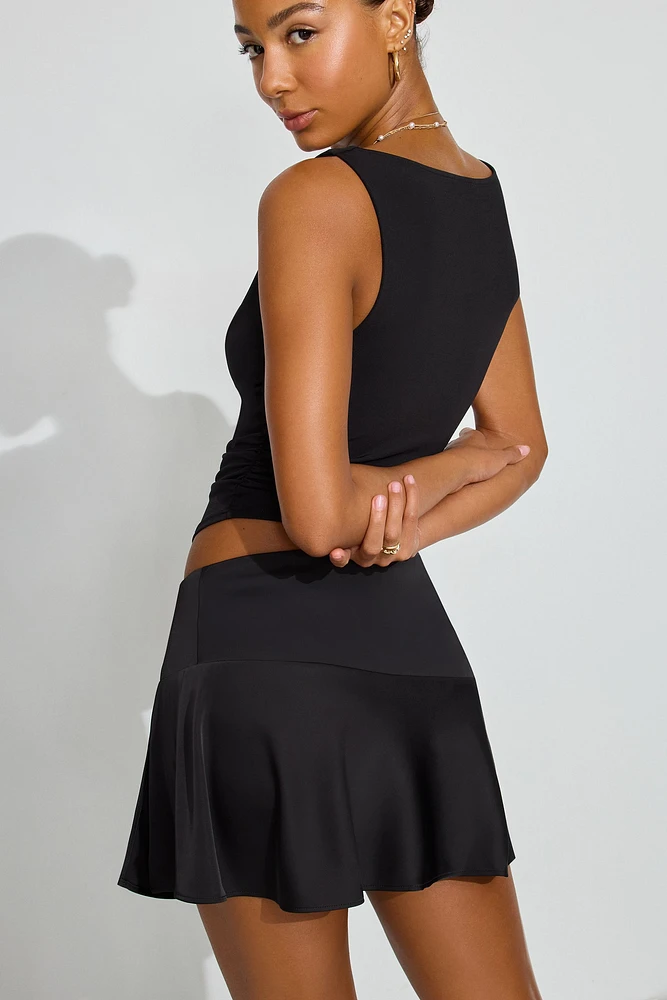 Garage Satin Skort With Slit | Mall of America®