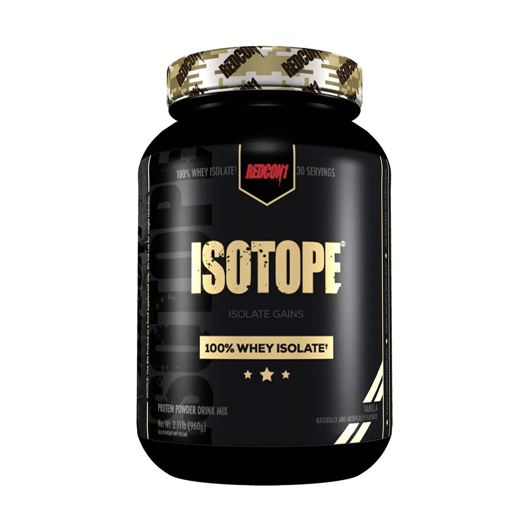 GNC REDCON1 Isotope 100% Whey Protein Isolate - Vanilla (30 Servings ...
