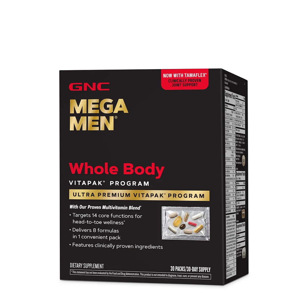 GNC Mega Men Whole Body Vitapak Program (30 Servings) | Hamilton Place GNC Mega Men Whole Body Vitapak Program (30 Servings) | Hamilton Place