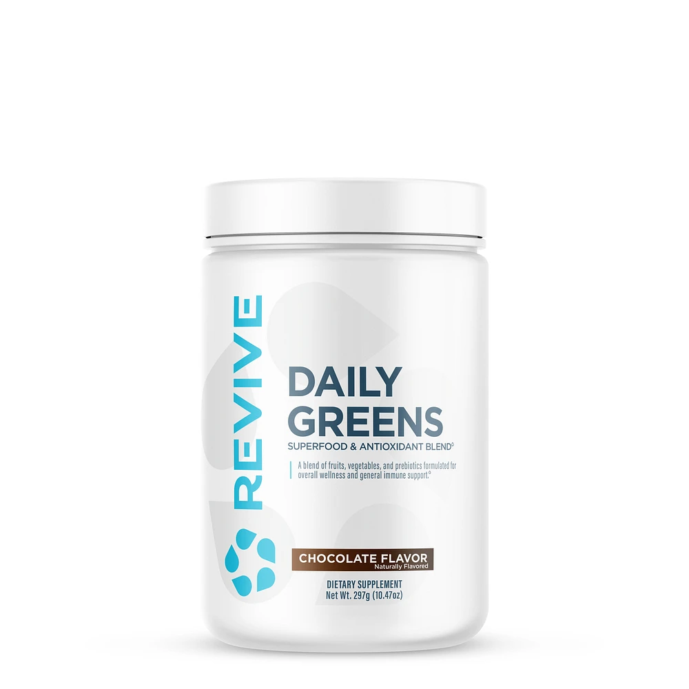 GNC Revive Daily Greens Vegan - Chocolate Vegan - 17.77 Oz. (30 ...