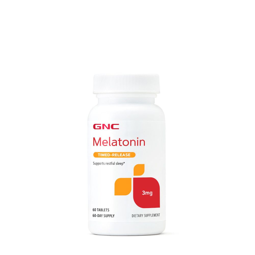 GNC Melatonin 3 Mg - 60 Tablets (60 Servings) | Hamilton Place