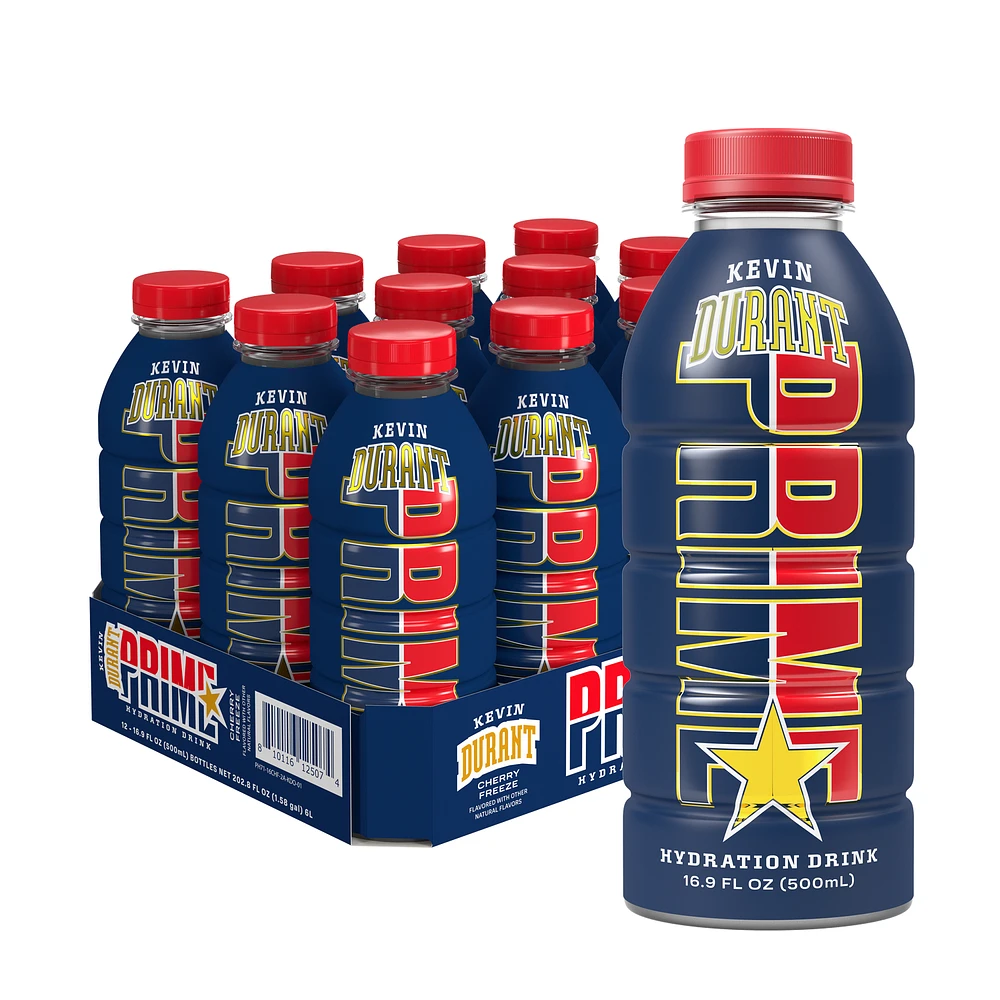 GNC PRIME Hydration Drink X Kevin Durant - 16.9 Fl Oz. (12 Bottles ...