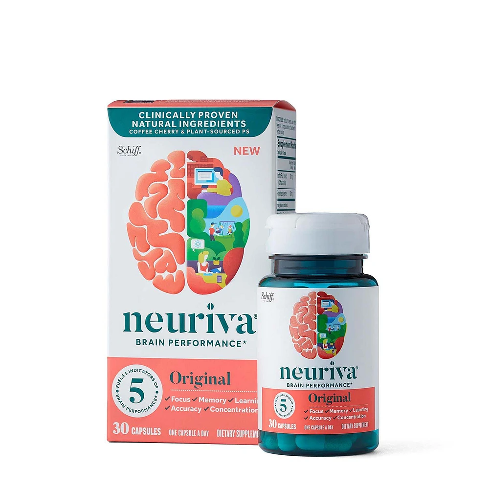 GNC Neuriva Original Brain Performance - 30 Capsules (30 Servings) at ...