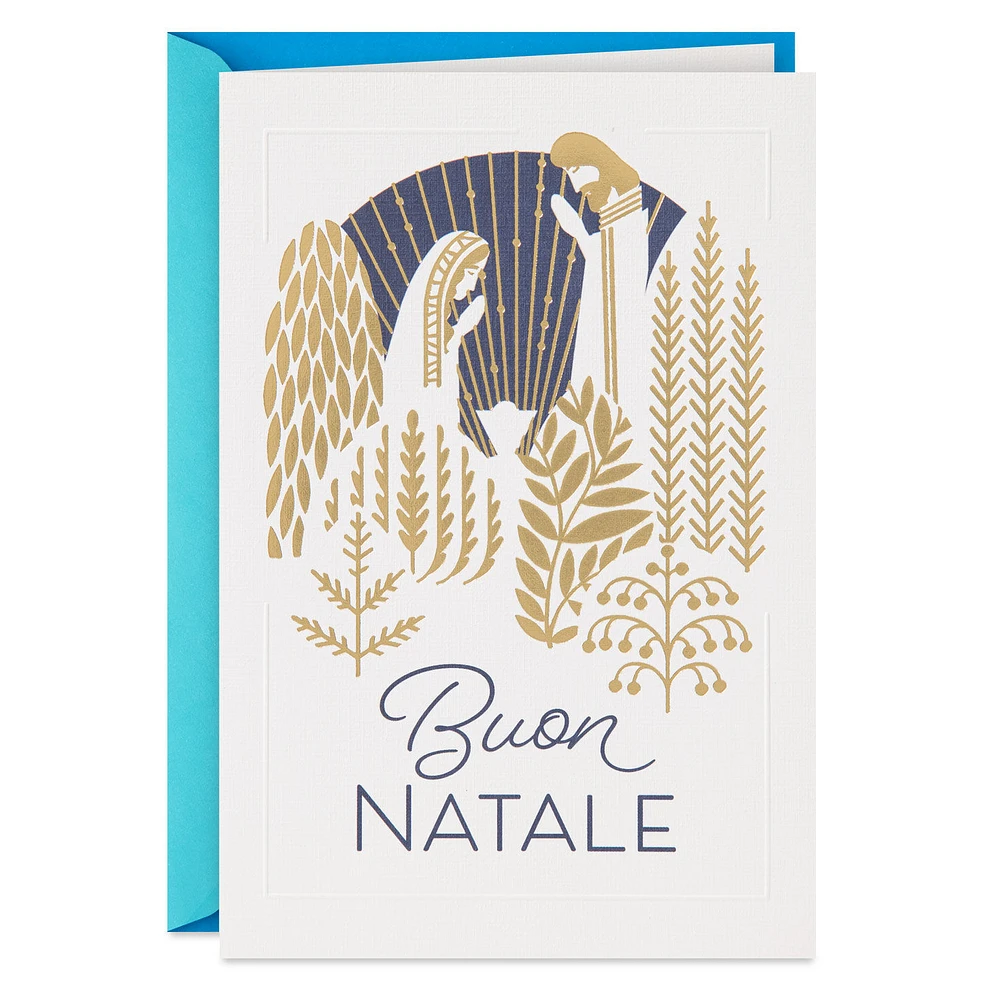 Hallmark Buon Natale Nativity Italian-Language Christmas Card for only ...
