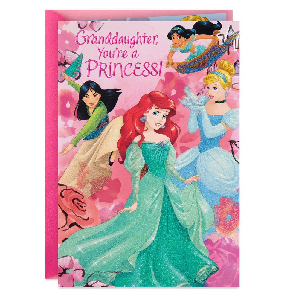 Disney Princess Happy Birthday Card
