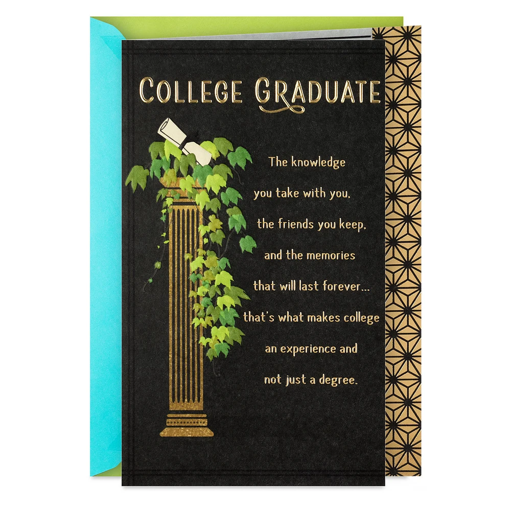Hallmark It's Not Just a Degree College Graduation Card for only USD 4. ...