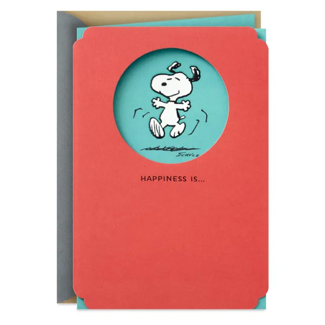 Hallmark Peanuts® Snoopy Road to Recovery Happy Dance Get Well Card for ...