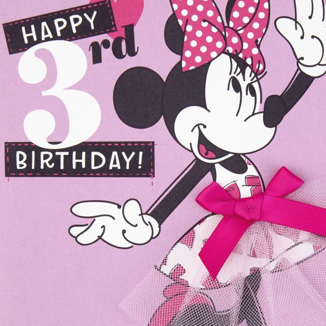 Minnie Mouse Happy 3rd Birthday