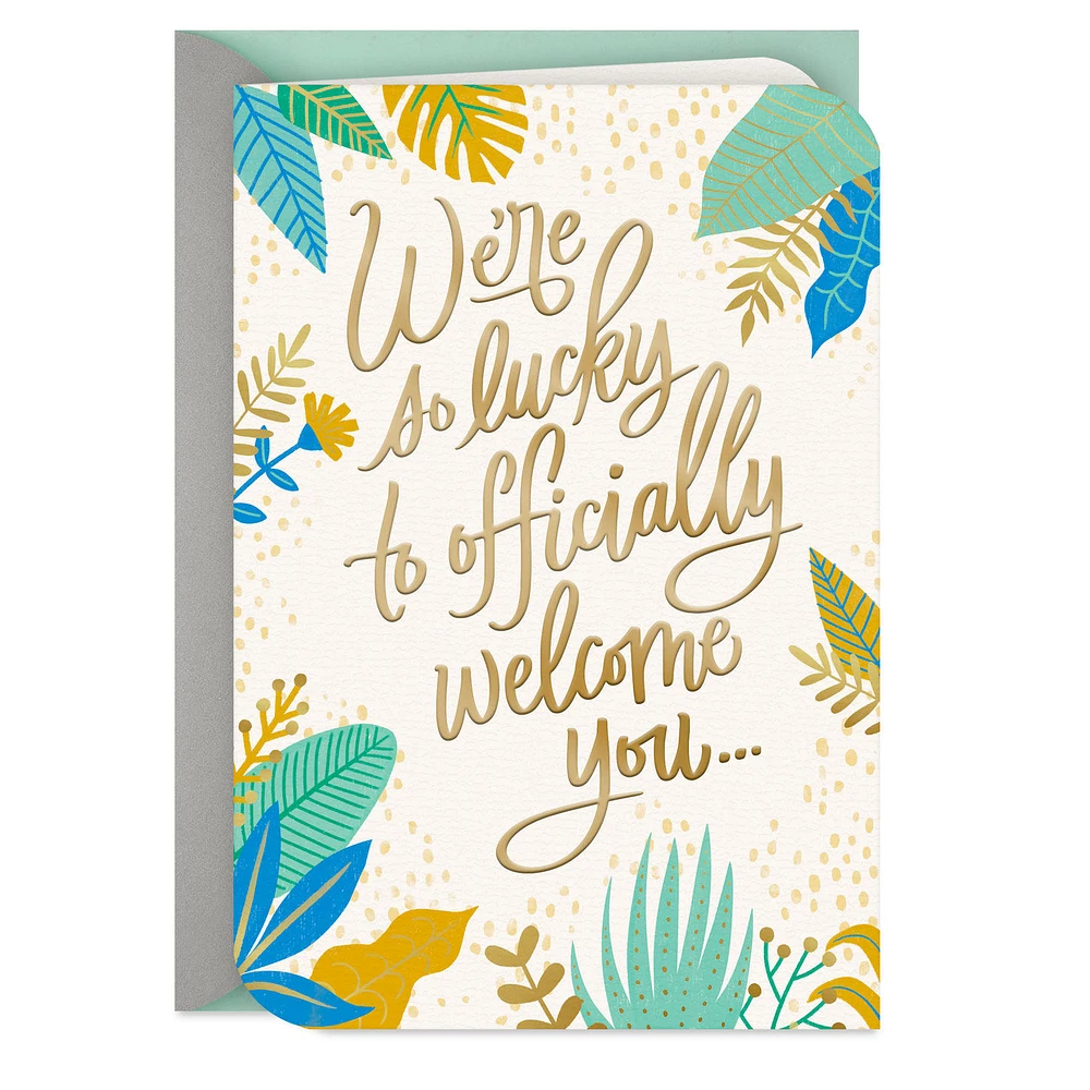 Hallmark Welcome to the Family Wedding Card for only USD 3.99 ...