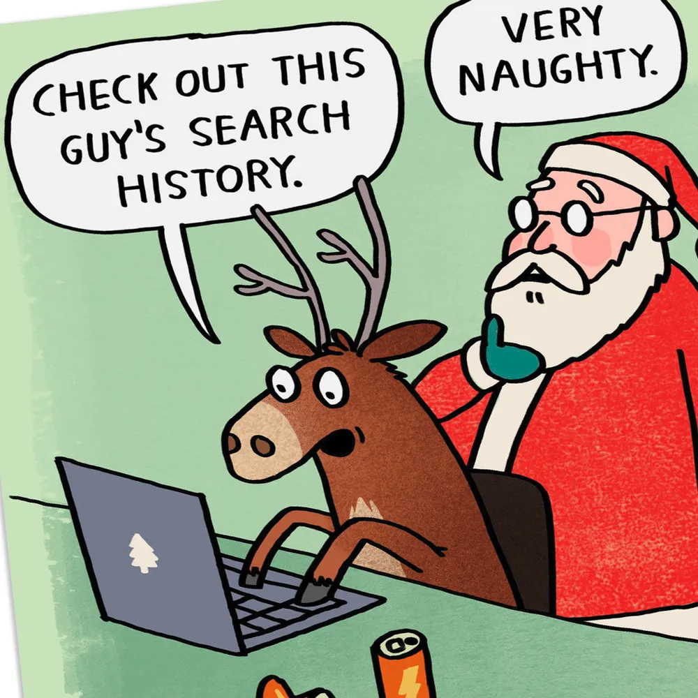 Hallmark Hacker the Reindeer Funny Christmas Card for only USD 3.69 ...