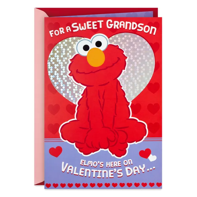Hallmark Sesame Street® Elmo Monster Hug Valentine's Day Card for ...